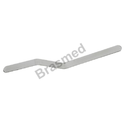 Plexímetro de percussão em aço inox.